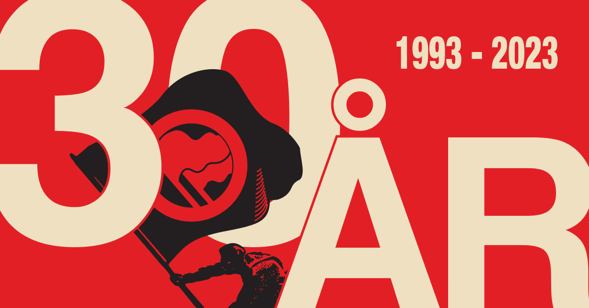 Antifascistisk Aktion fyller 30 år – Antifascistisk Aktion